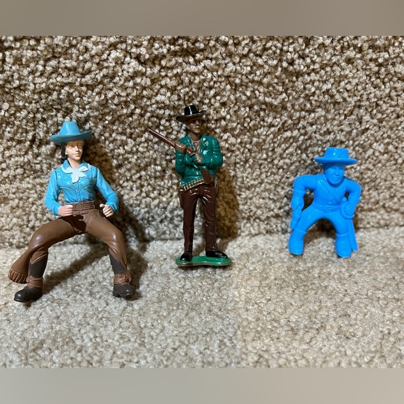 Toys | Lot Of 3 Cowboy Western Vintage Figure 34 Tall | Poshmark